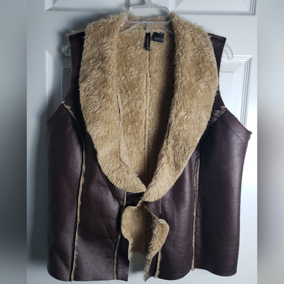 new directions | Jackets & Coats | New Directions Faux Leather And Fur ...